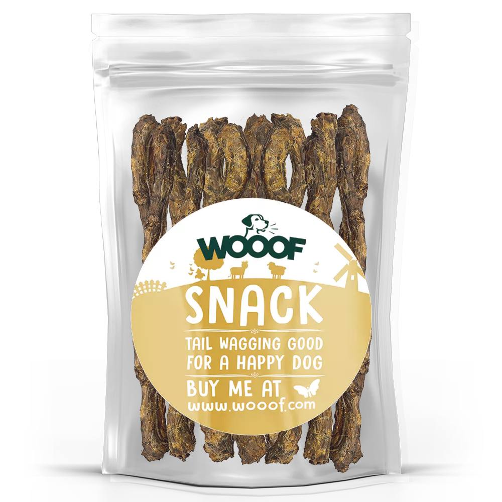 WOOOF Eendennekken als een gezonde hondensnack | WOOOF